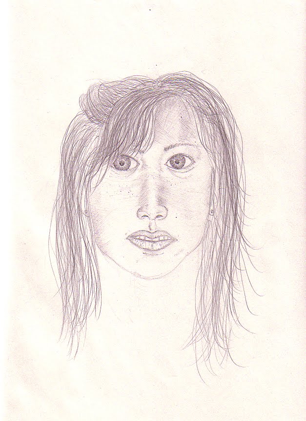 highschoolart: Pencil Self Portrait High School Art