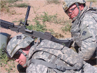 3rd BCT, 4th ID (Iron Brigade): 3-29 FA conducts machine gun ranges