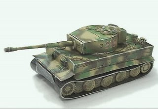 Paper Craft Arts: Tank Tiger 1
