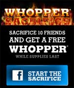 PIC Propaganda ESPM: Burguer King | WHOPPER Sacrifice.