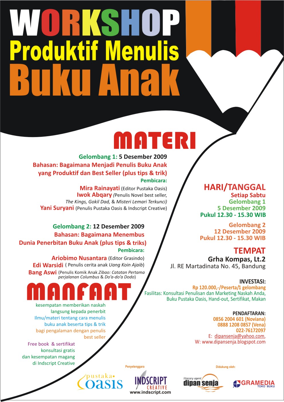 dipansenja: Workshop Produktif Menulis Buku Anak