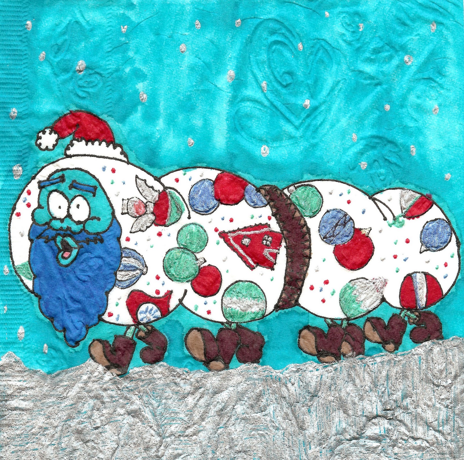 kmkirbynapkins: Merry Knishmas. Holidays with Chowder!