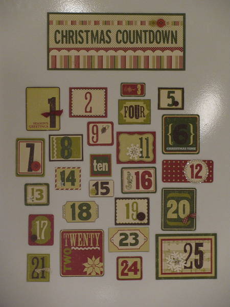 Homemade Christmas Countdown - Gather Lemons