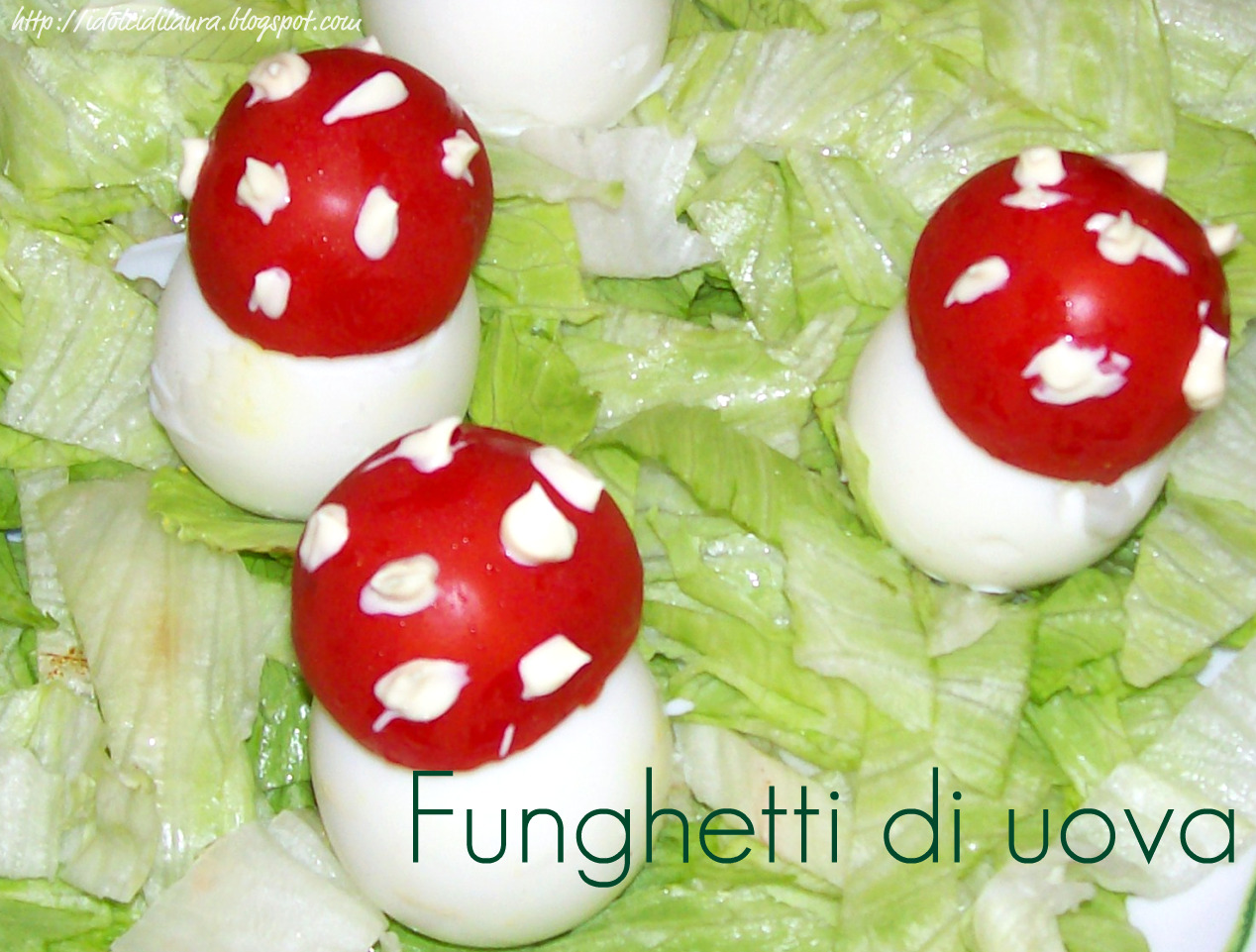 i dolci di laura: funghetti di uova