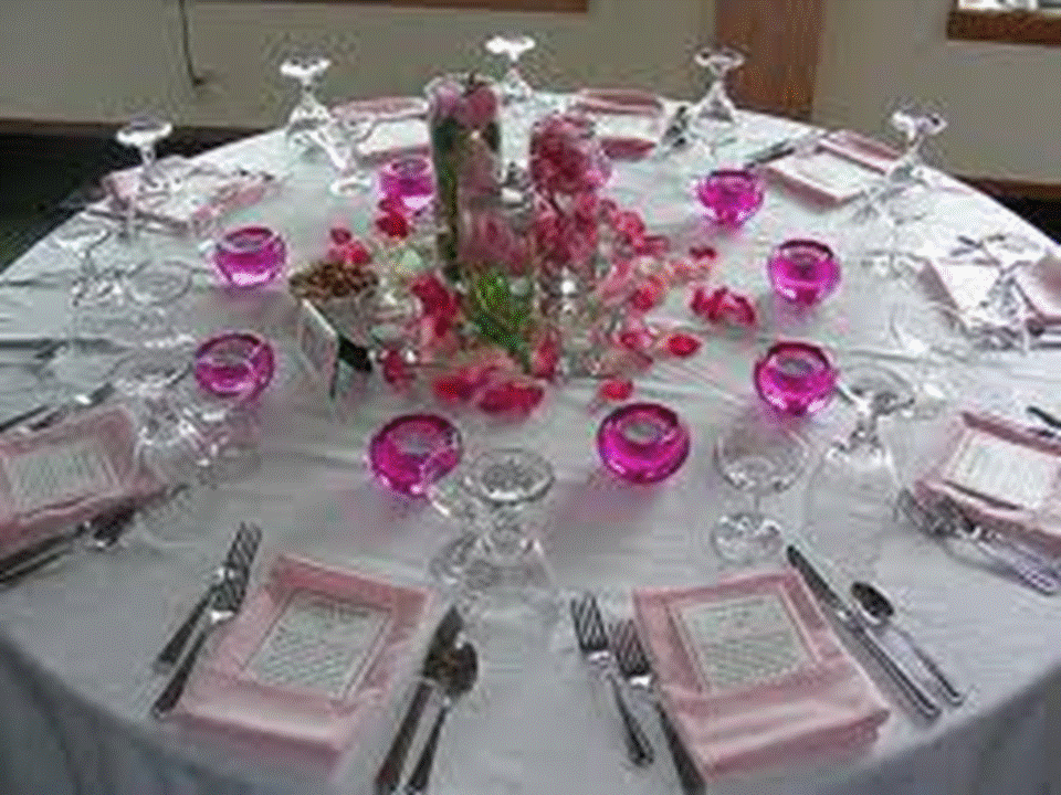 MALAYSIAN RECIPES FOR WEDDING DECORATIONS: Table Setting