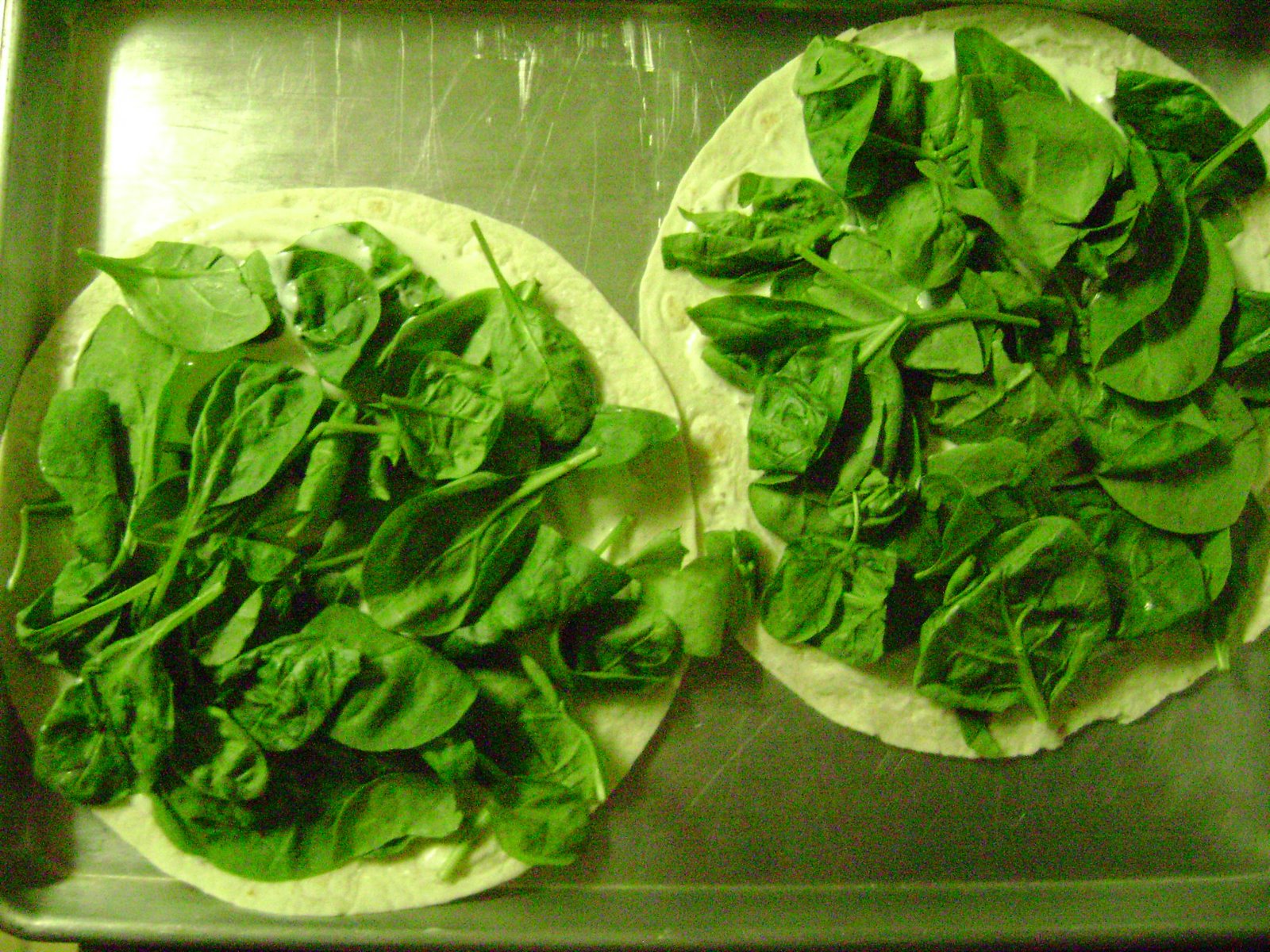 Blah, Blah, Blog...: Spinach-Ranch Pizza Half-Assed Acres Ranch Style