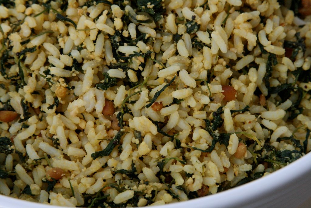 My Food Blog: Fenugreek Leaves Rice