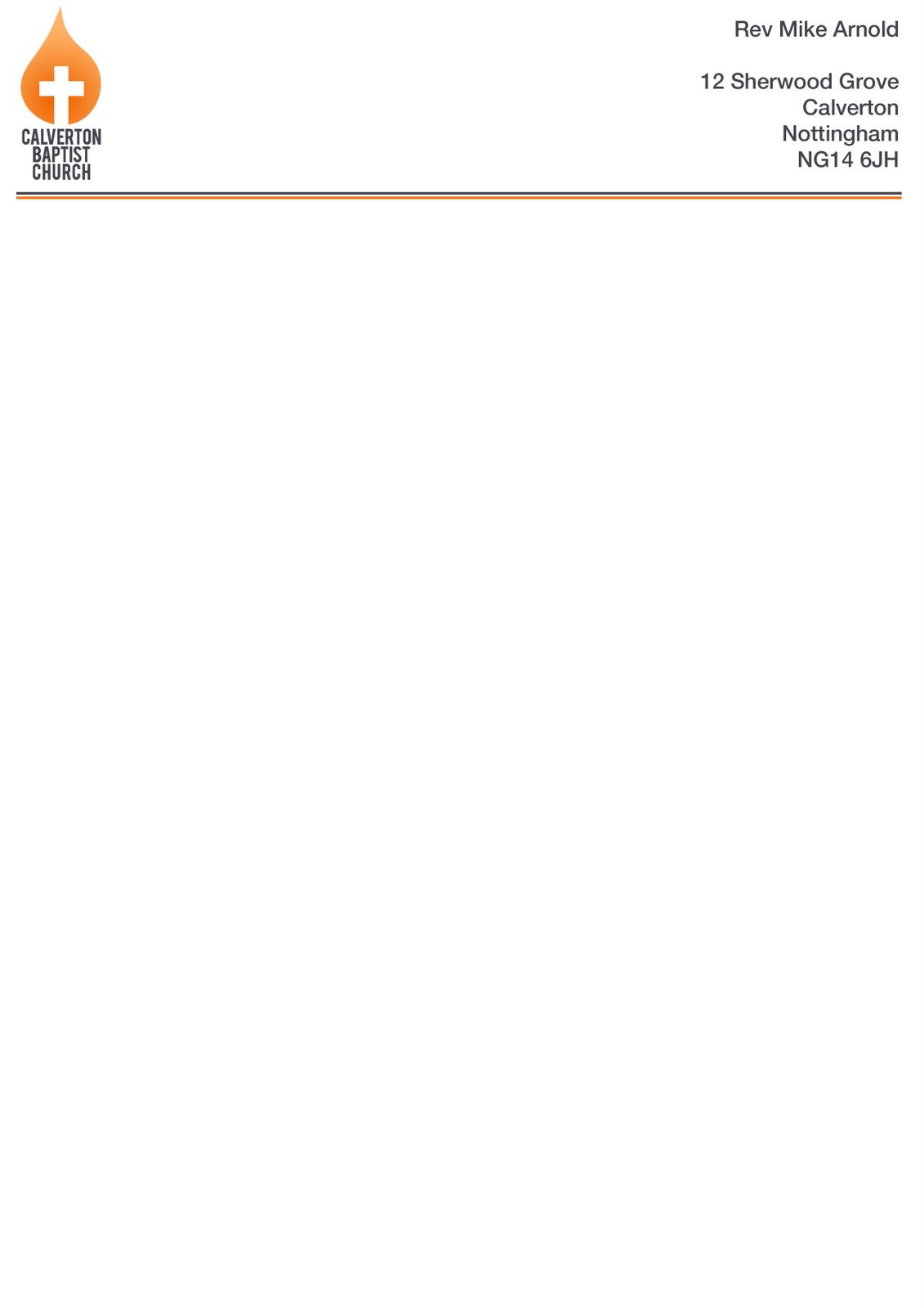 Nate Welfare FMP Design Practice: Church Letterheads 2