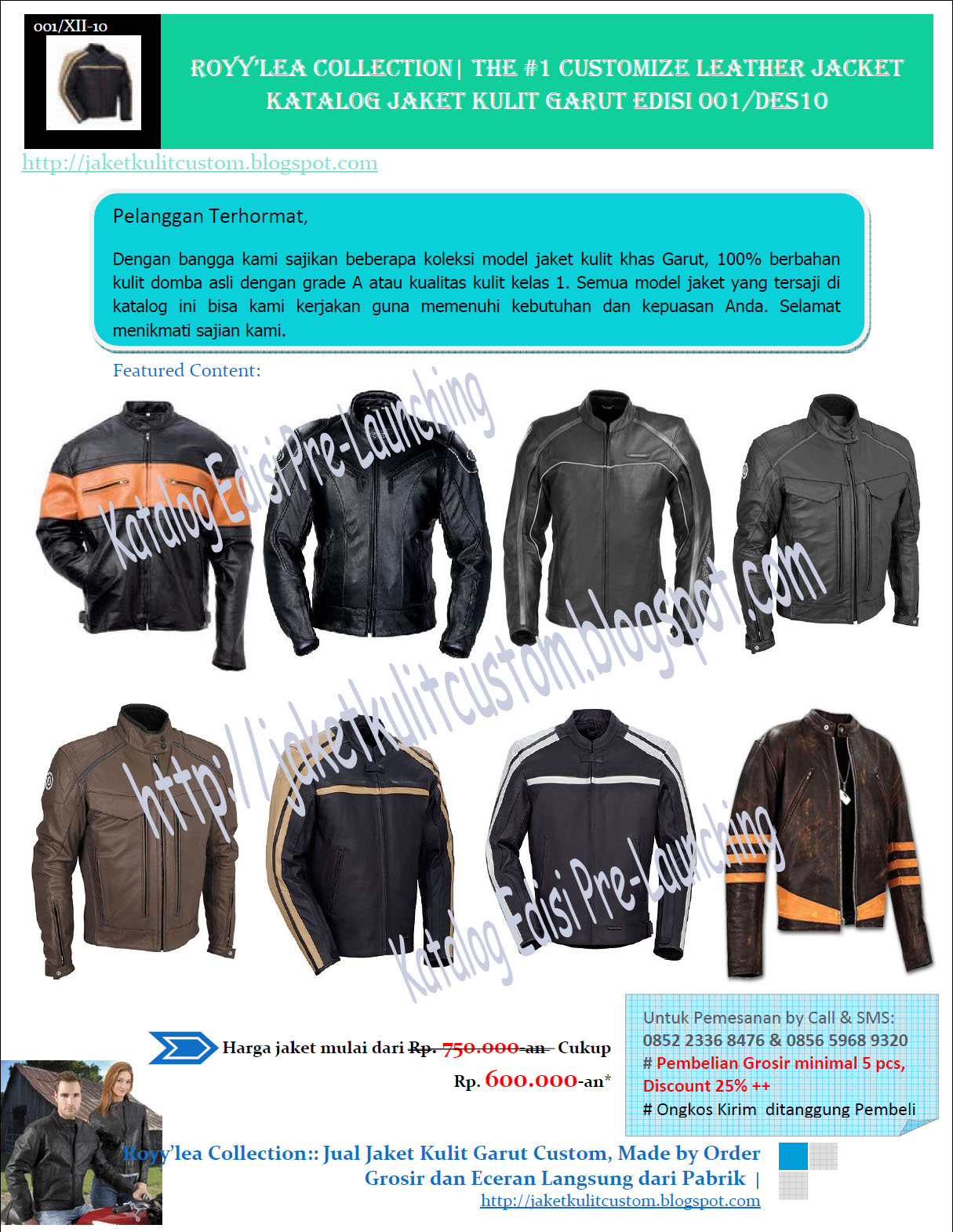Jual Jaket Kulit Asli Garut| Jaket kulit - Custom Product: Pre-launch ...