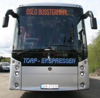 OSLOAIRPORTS.COM: Torp-ekspressen utvider morgen og kveld