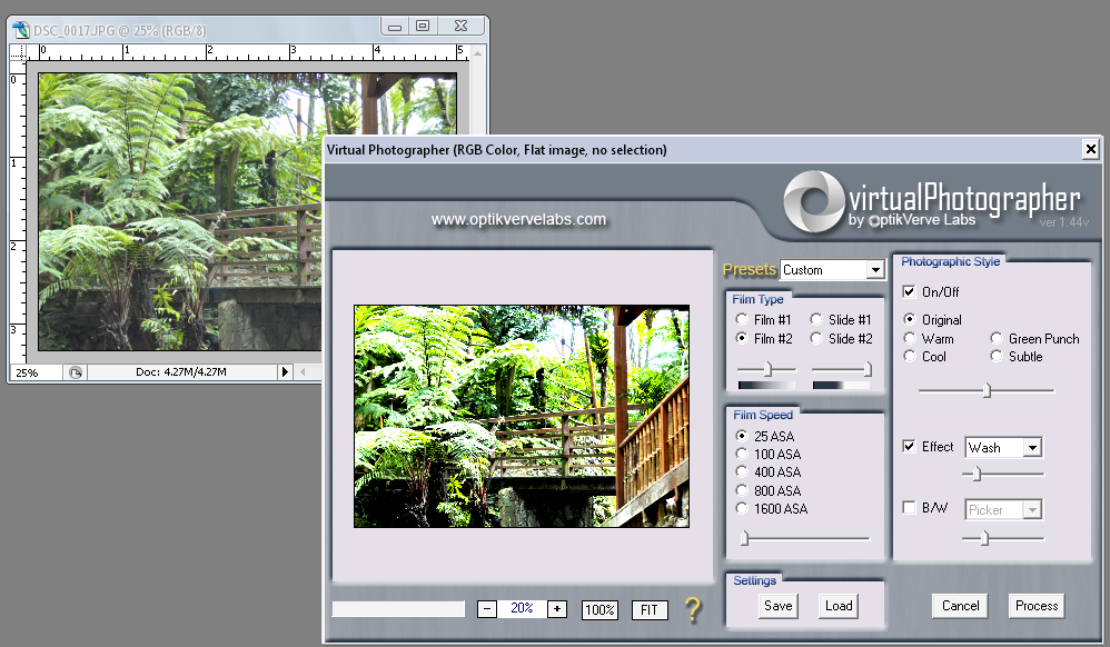 Best Plugin for Photoshop: Virtual photographer