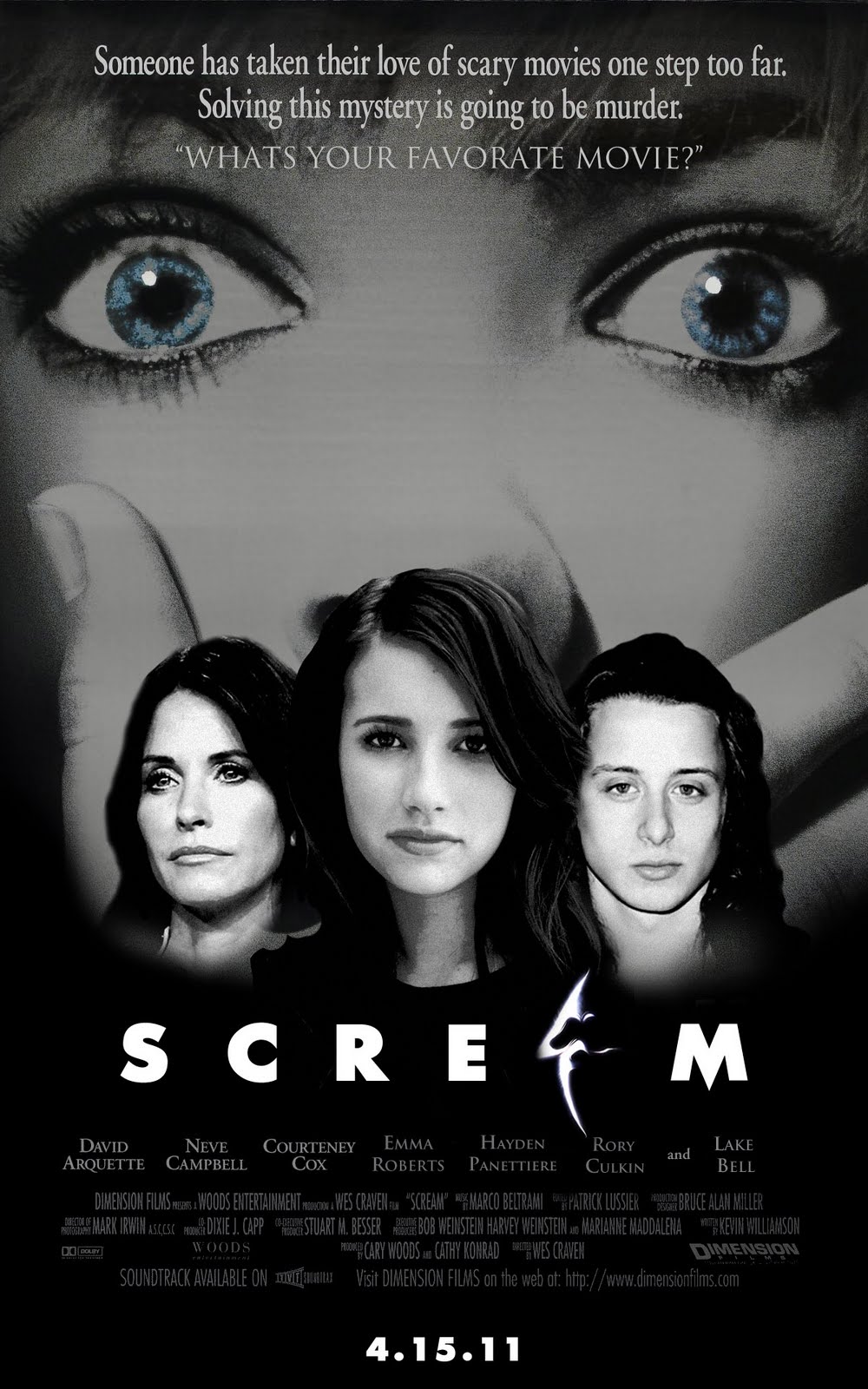 URBANBURST: Scream 4 poster