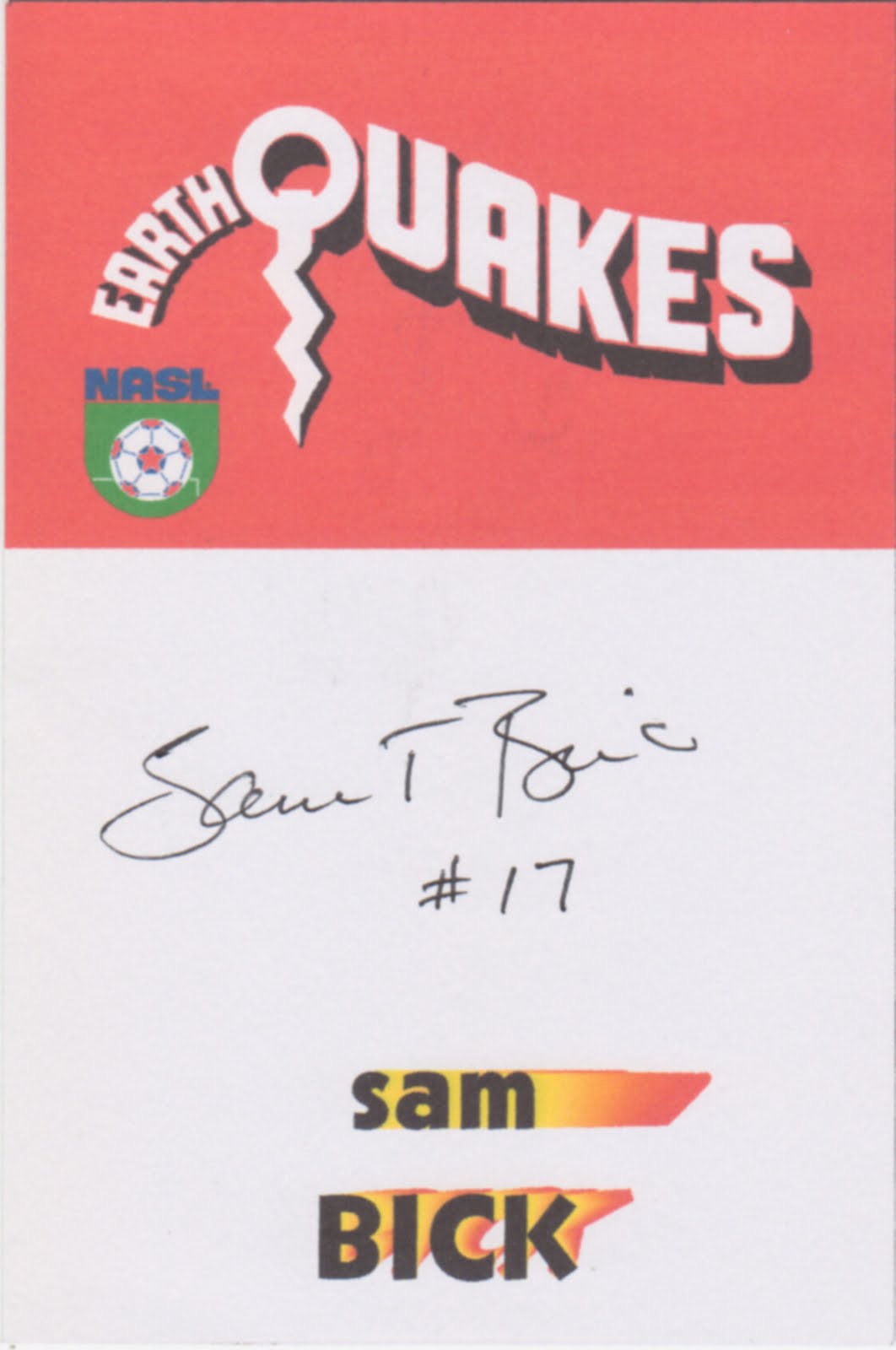 NORTH AMERICAN SOCCER LEAGUE: San Jose/Golden Bay Earthquakes