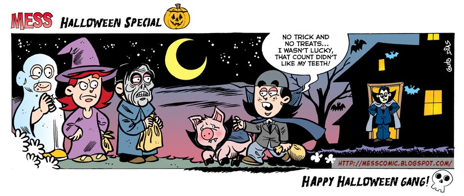 Mess Comic Strip: MESS Comic Strip Halloween Special
