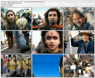 Vdeo Clipe HD: Video Clip - System of a down - Boom