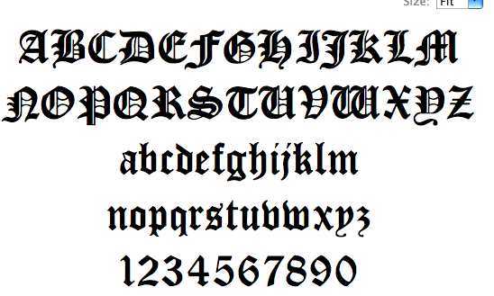 Splice | hybrid font: Blackletter Fonts