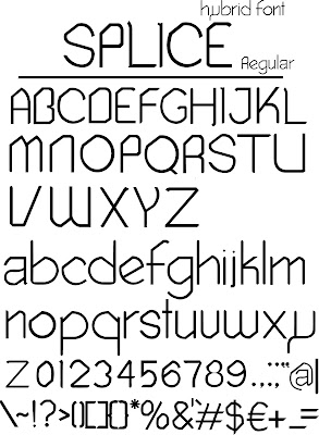 Splice | hybrid font
