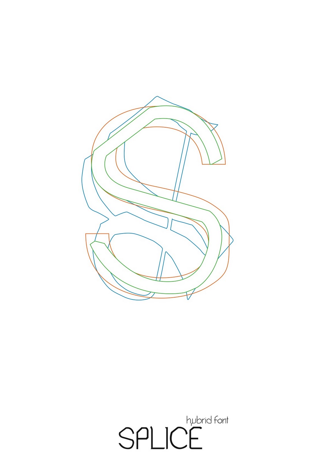 Splice | hybrid font