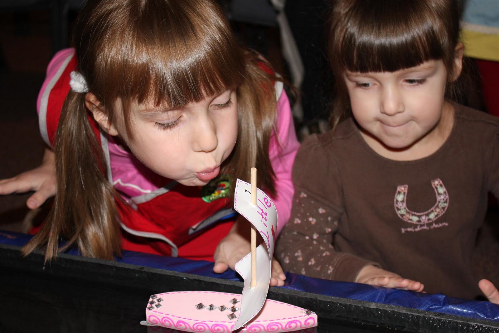 From East to West: Rain gutter Regatta