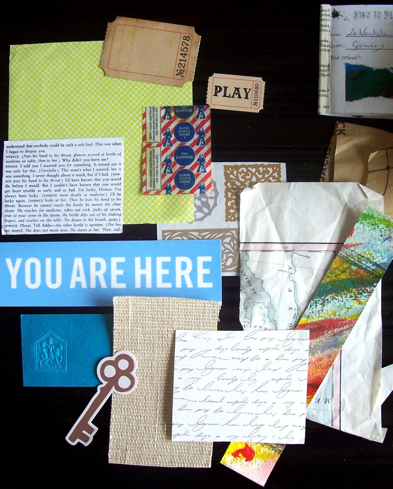 A Million Universes: Collage Box Project
