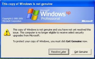 Validate your pirated Windows XP ~ XP ALSO SUPPORTS.............