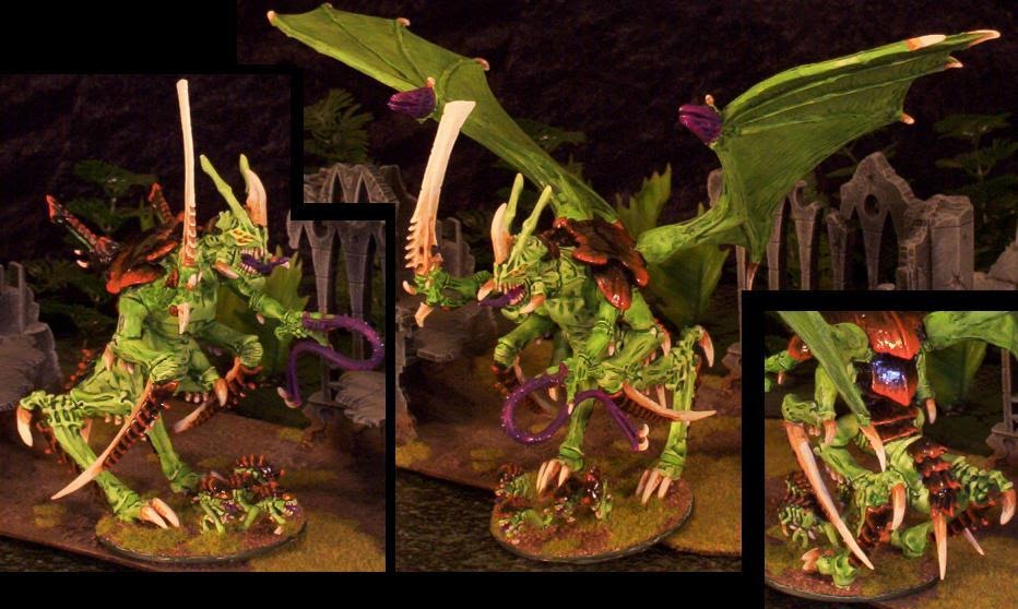 Glenn's GW Minis & Sabers: Hive Fleet GREEN Locust