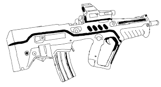 Nathaniel's Art Portal: Three more sketches of... guns.