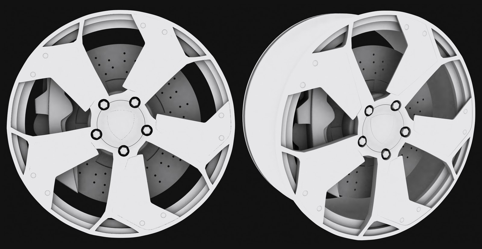 Dino Marsigliese CG Artist: Lamborghini Reventon rims WIP