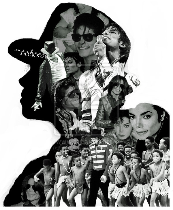 dan prax: michael jackson collage