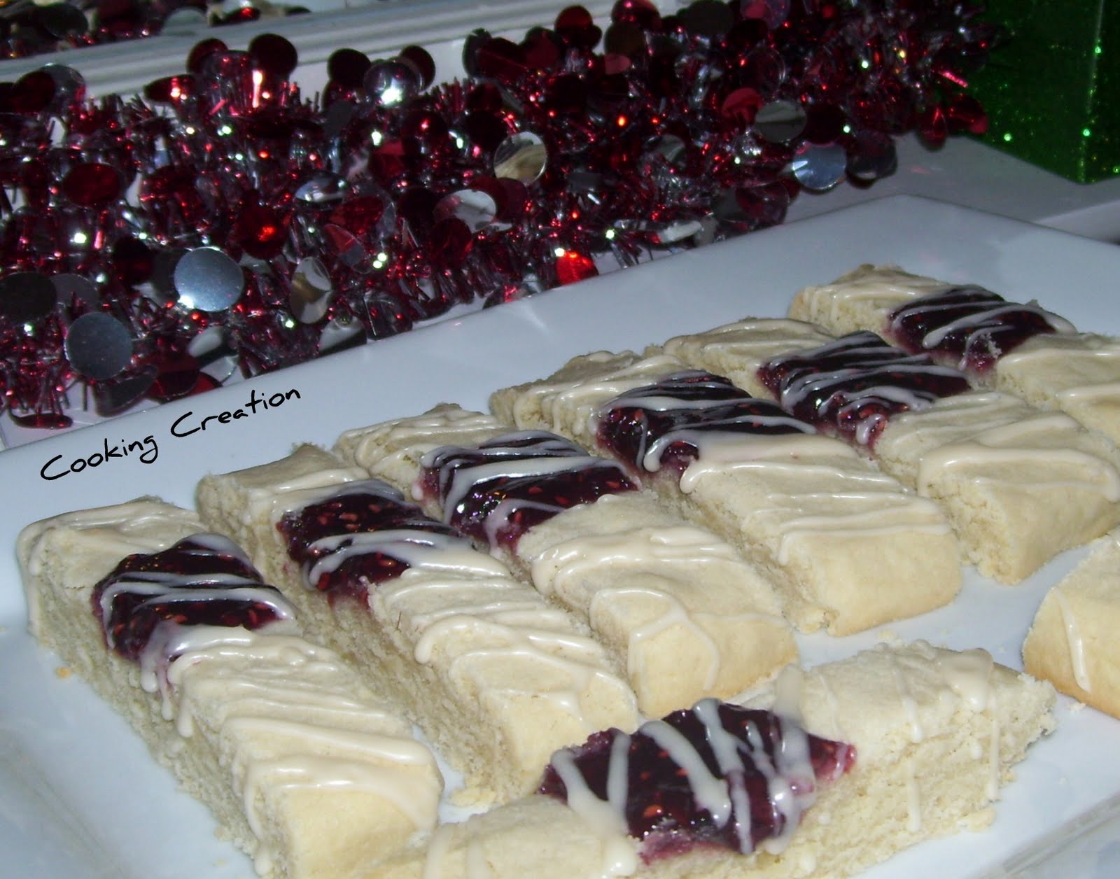 Cooking Creation: Raspberry Ribbons