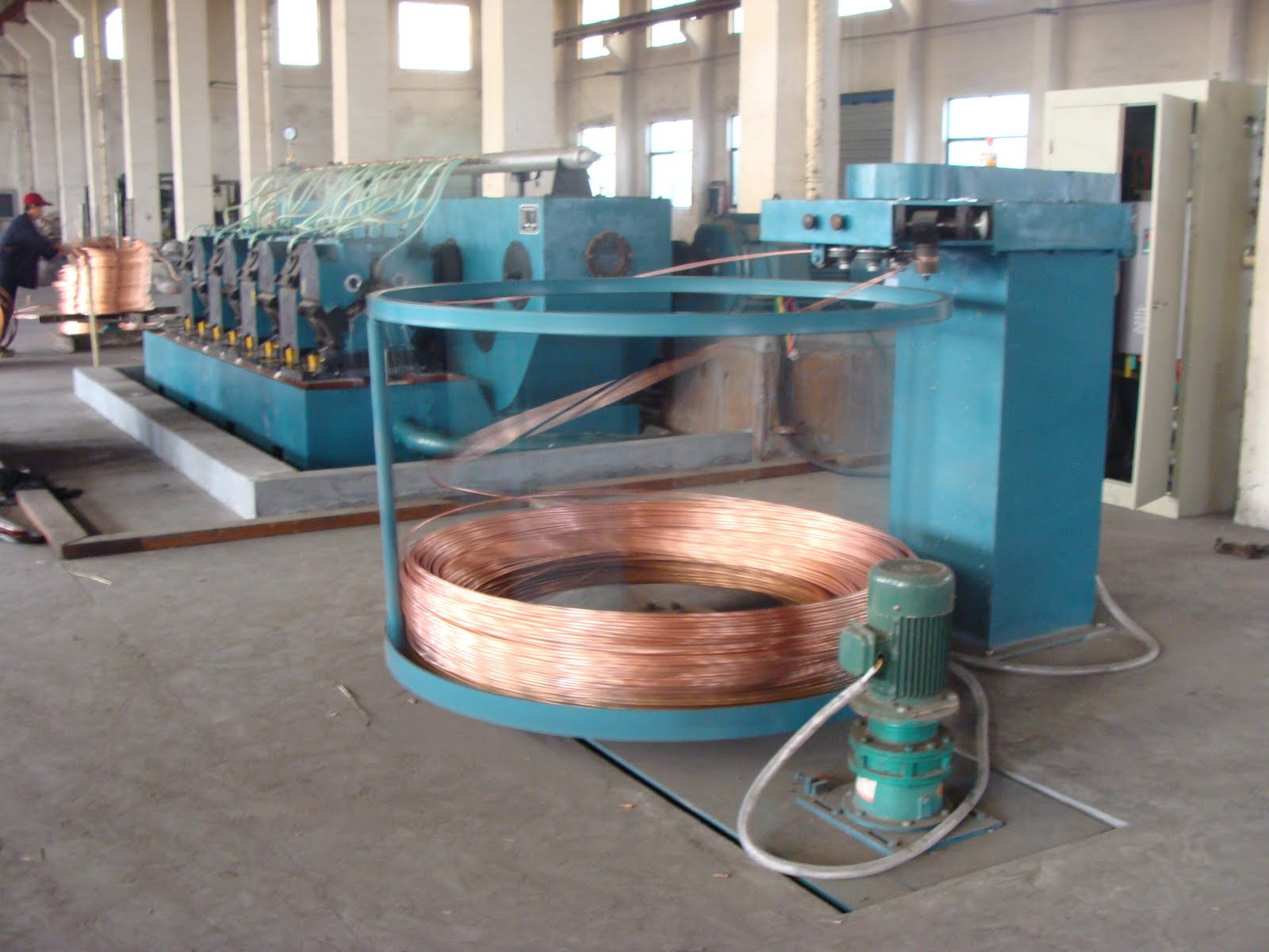 nejdetbaykal: copper rod rolling machine