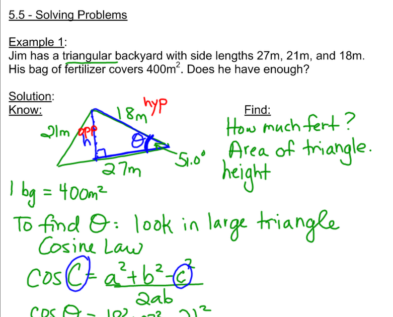 Ms. De Backere's Blog: 5.5 - Solving Problems