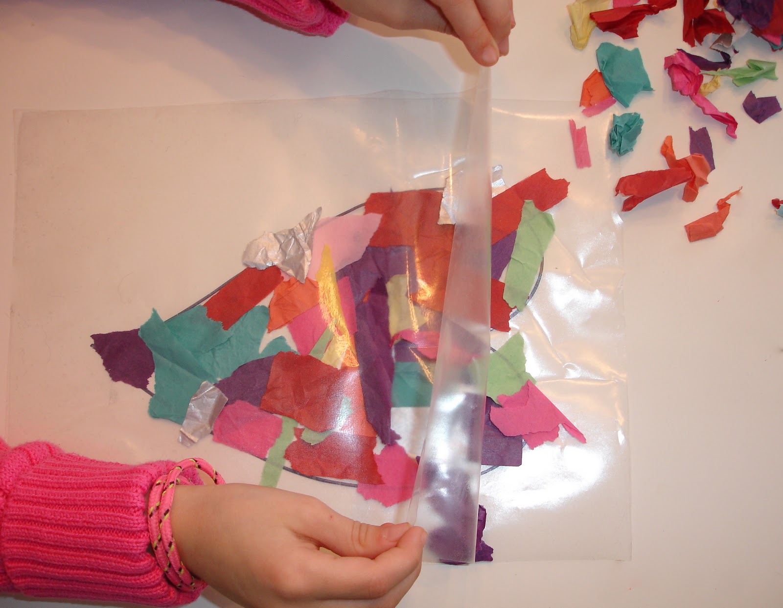 From Which Things Grow: Who Knew? How To...light catcher craft.