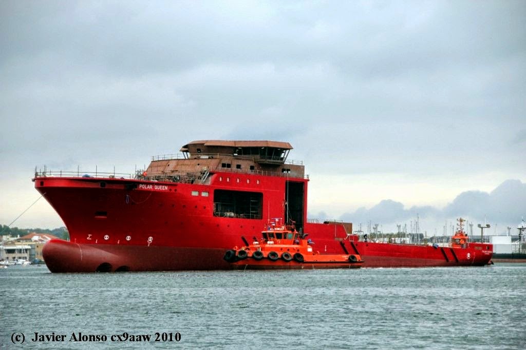 Fotos y videos de buques en Vigo: Freire bota el buque off-shore Polar ...