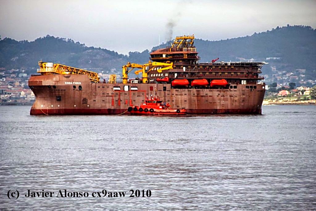 Fotos y videos de buques en Vigo: El “EDDA FIDES” uno de los mayores ...
