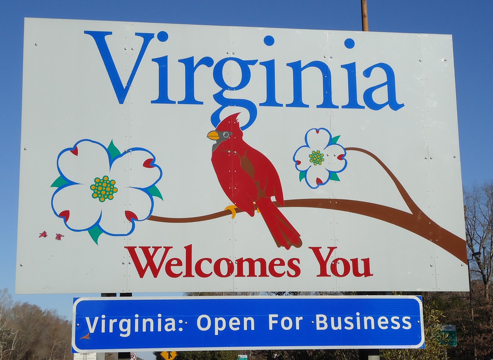 Doug's 2010 Roadtrip Blog: State Border Signs