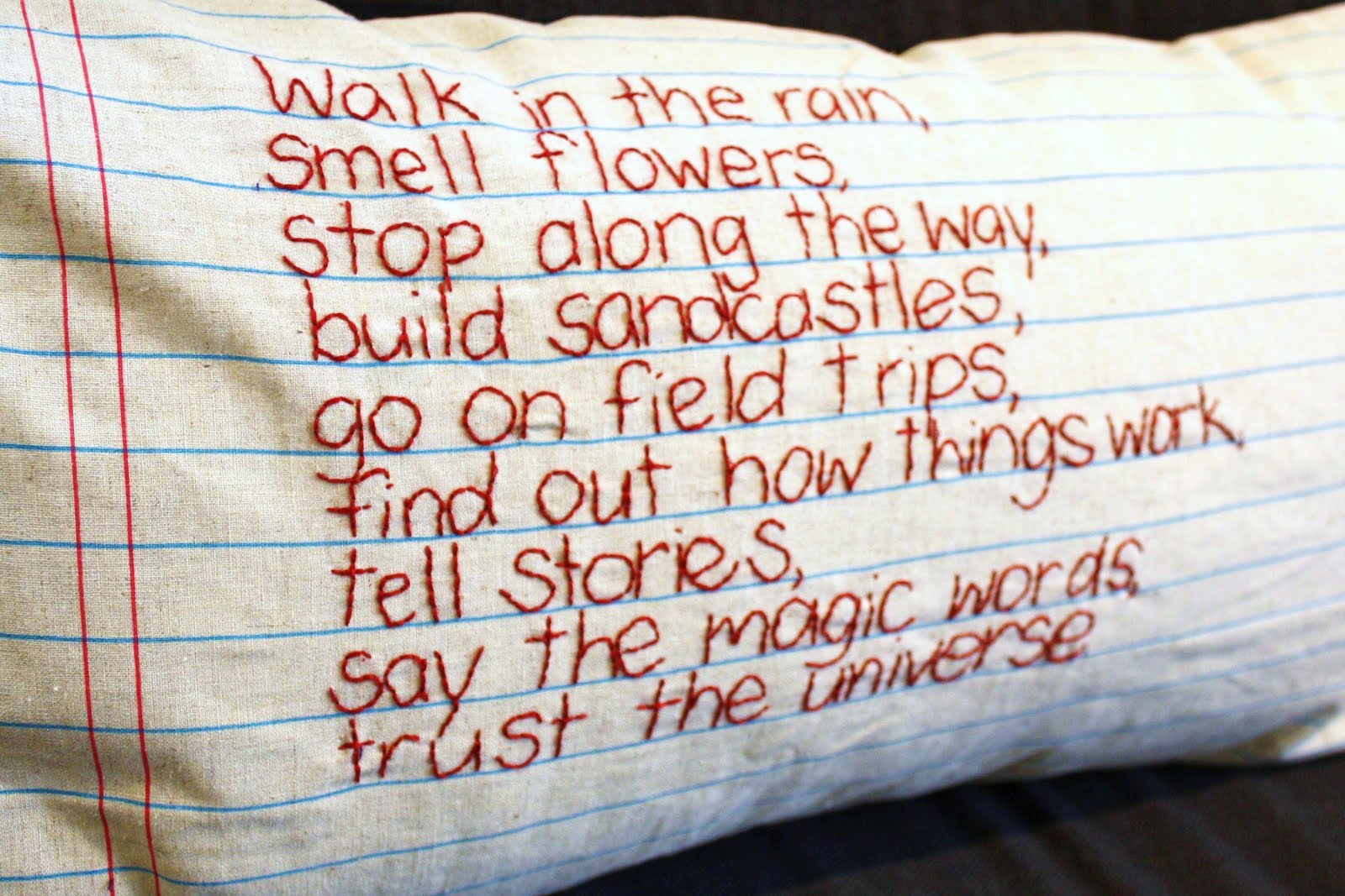 chunkychooky: My Creative Space: More red stitching