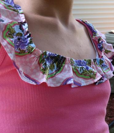 Crafty Kids & Co.: Ruffle Tank Top Refashion Tutorial