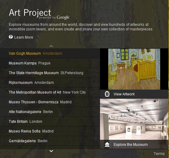 Margreet van den Berg - ICT en onderwijs: Google Art Project