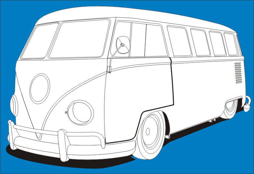 Kombi vetorizada - Imagui