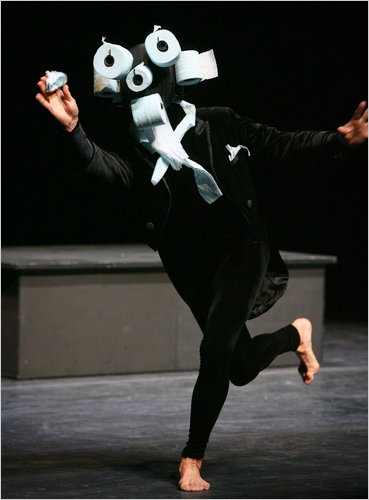 Ultra-Gross: What is the Toilet Paper Mime saying?