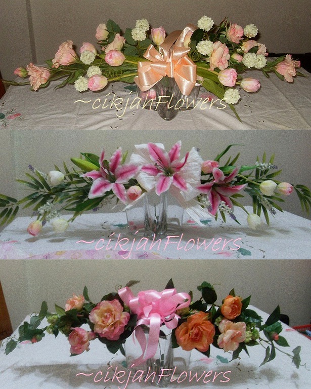 .. cikjahonlineflowers: Artificial Floral Swags ~ Stargazer Lilies with ...