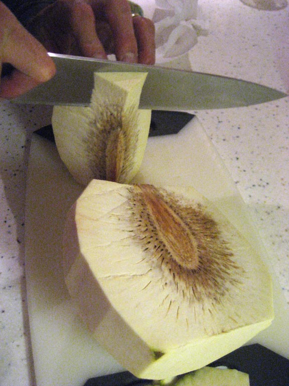 Caribe Caribbean Bistro: Step by Step Photos: How to cut a Breadfruit