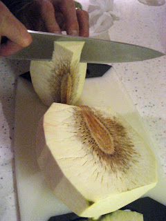 Caribe Caribbean Bistro: Step by Step Photos: How to cut a Breadfruit