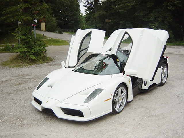 Ferrari Enzo White | auto car joss