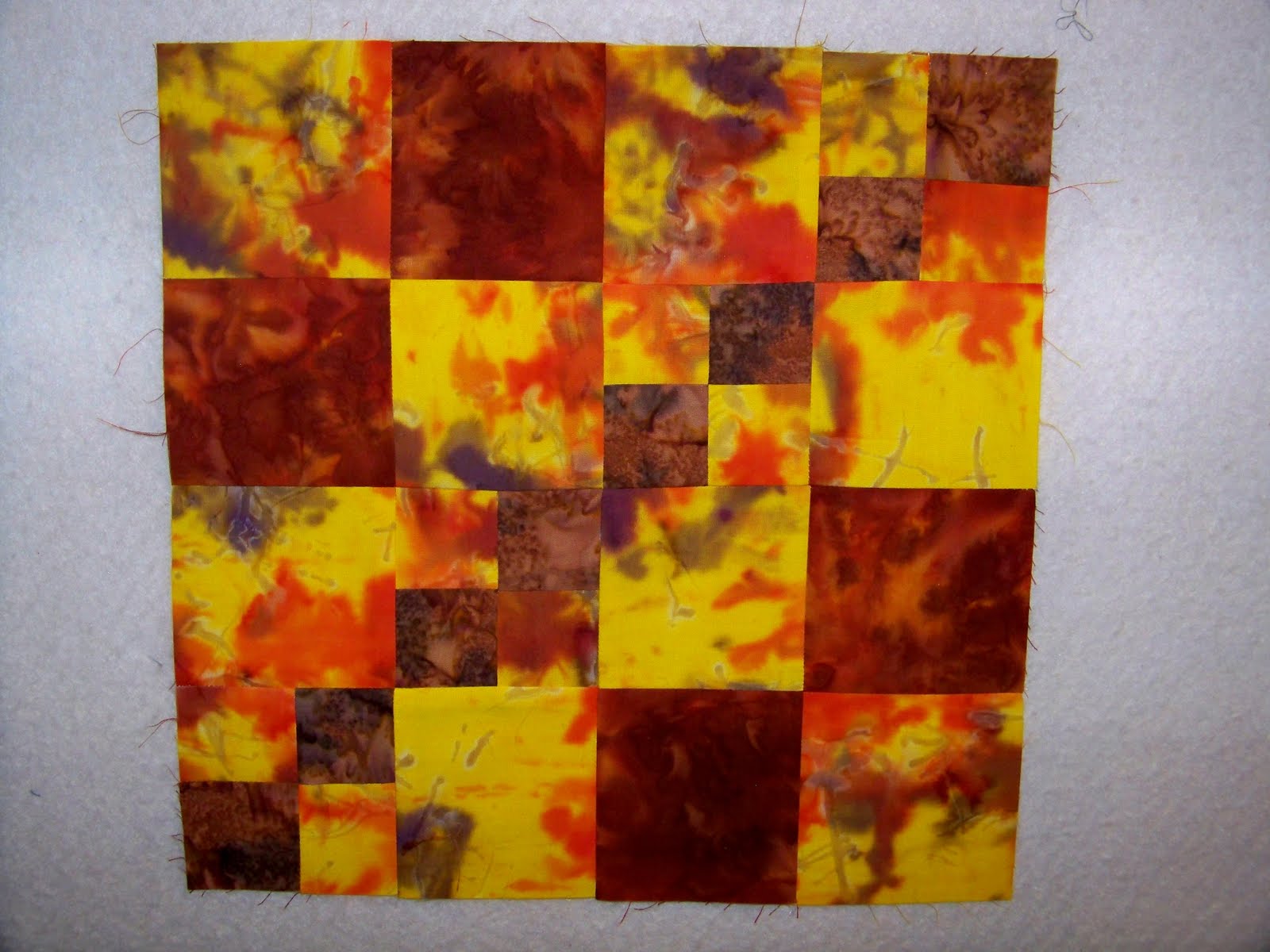 Judy's Quilts & Ramblin's: Wisconsin Barn Blocks 31,32,33 and a Batik Block