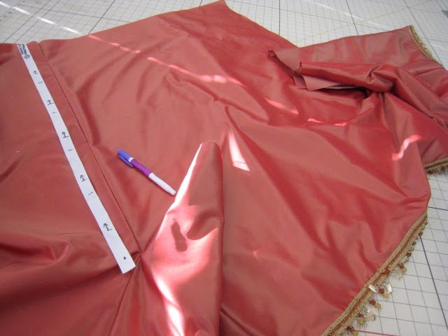 Leatherwood Design Co: Rose Taffeta Kingston Valance