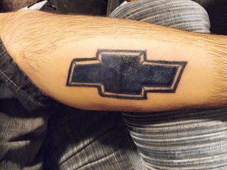 IN INK TATTOO: CHEVY SYMBOL