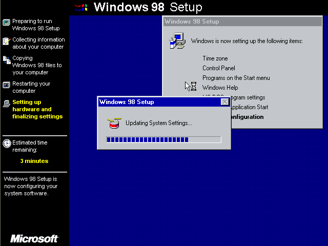 Installing Windows 98 Part-3 - PC Hardtech