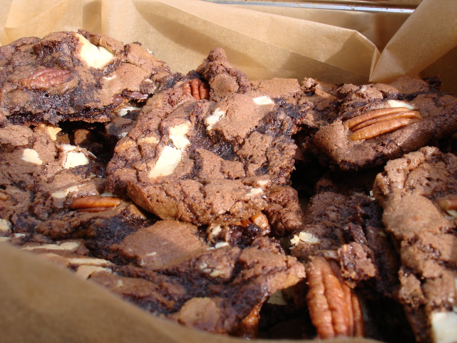 Babaduck: Nuts About Double Chocolate Pecan Cookies